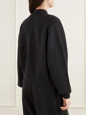 Arch4 New Jace Cashmere Zip-up Cardigan - Gray
