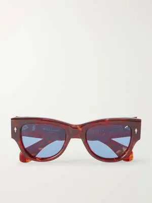JACQUES MARIE MAGE Chelsea Square-frame Tortoiseshell Acetate Sunglasses - Brown