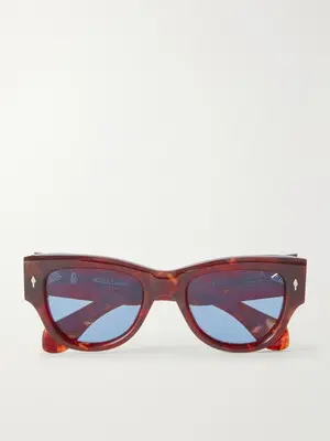 JACQUES MARIE MAGE Chelsea Square-frame Tortoiseshell Acetate Sunglasses - Brown