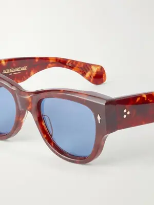 JACQUES MARIE MAGE Chelsea Square-frame Tortoiseshell Acetate Sunglasses - Brown