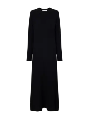 ARCH4 Delfino Cable-knit Cashmere And Silk-blend Maxi Dress