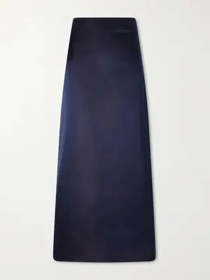 HEIRLOME Sandrita Duchesse Silk-satin Maxi Skirt