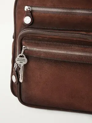 Acne Studios Camero Camera Suede Shoulder Bag - Brown