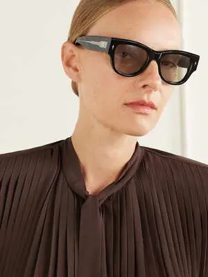JACQUES MARIE MAGE Chelsea Square-frame Acetate Sunglasses