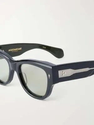 JACQUES MARIE MAGE Chelsea Square-frame Acetate Sunglasses