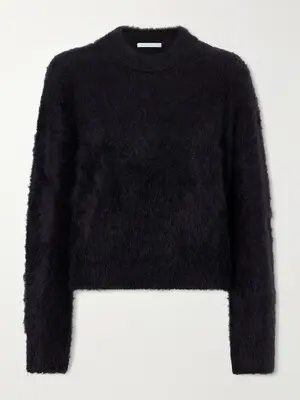 Cecilie Bahnsen Firall Brushed Mohair And Silk-blend Sweater