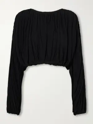 HEIRLOME Micka Jersey Draped Blouse