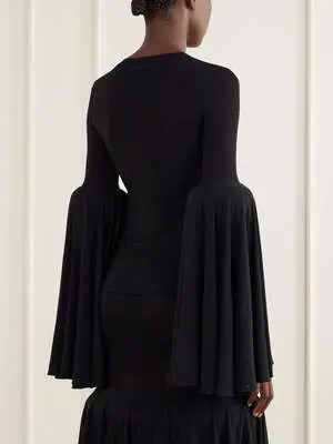 JEAN PAUL GAULTIER Gathered Jersey Blouse
