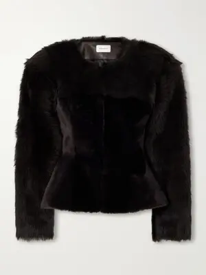 Magda Butrym Shearling Jacket - Brown