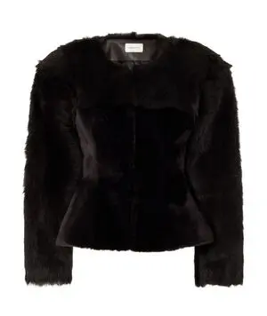 Magda Butrym Shearling Jacket - Brown