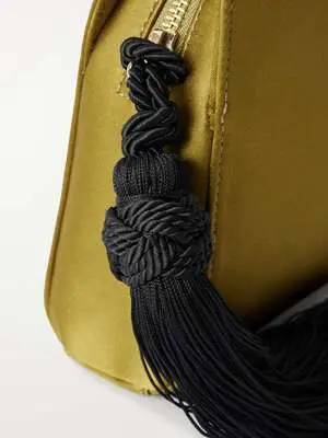 LIFFNER Tassel Satin Shoulder Bag