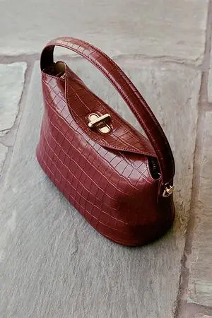 MELIE BIANCO Lana Croc Crossbody Bag - Red