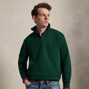 Ralph Lauren The Rl Fleece Quarter-zip Sweatshirt - Moss Agate
