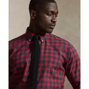 Ralph Lauren Plaid Twill Shirt - Rl2000 Red/active Royal