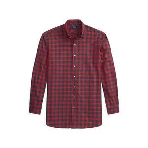 Ralph Lauren Plaid Twill Shirt - Rl2000 Red/active Royal