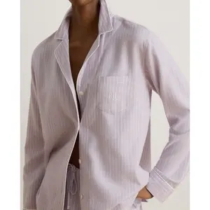 Ralph Lauren Striped Brushed Twill Sleep Set