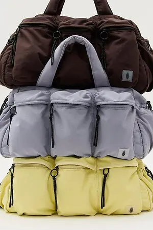 Free People Dasher Duffle Bag Chocolate