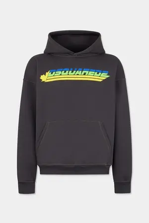 Dsquared2 Relax Fit Hoodie - Grey