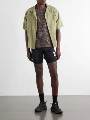Satisfy Embellished Printed Space-o™ Mesh T-shirt