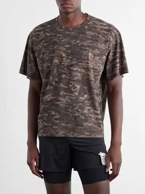 Satisfy Embellished Printed Space-o™ Mesh T-shirt