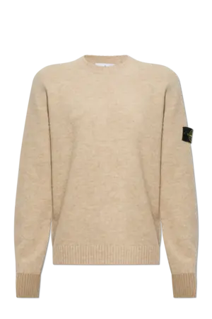 Stone Island Crew Neck Sweater - Beige