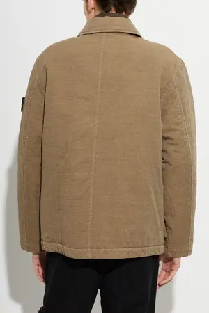 Stone Island Insulated Jacket With Logo Patch