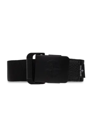 Stone Island Belt With Buckle - Black