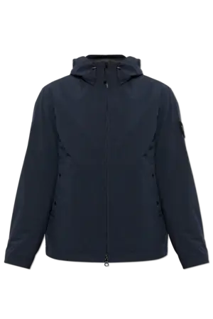 Stone Island Insulated Jacket With Hood - Navy Blue
