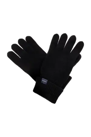 Woolrich Wool Gloves With Sewn-on Logo