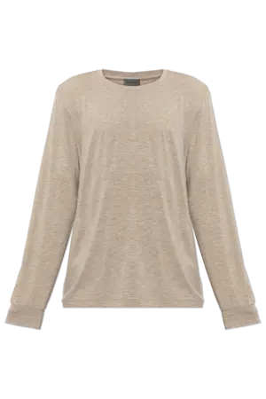 Hanro Underwear T-shirt From The ‘winter Casuals’ Collection - Beige