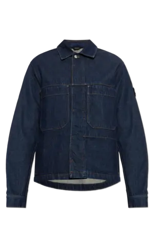 Stone Island Denim Jacket With Pockets