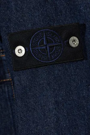 Stone Island Denim Jacket With Pockets