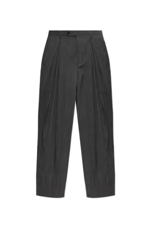 Valentino Garavani Wool Pleated Trousers
