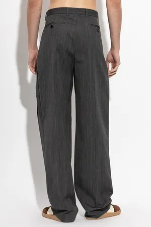 Valentino Garavani Wool Pleated Trousers