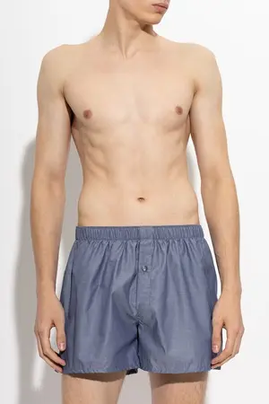 Hanro Cotton Boxers From The ‘fancy Woven’ Collection