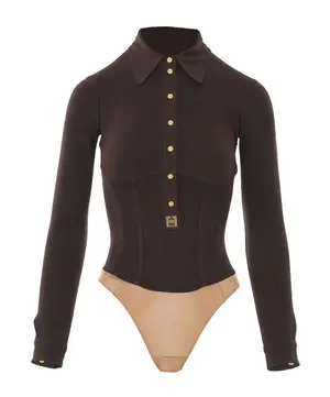 Elisabetta Franchi Stretchy Bodysuit