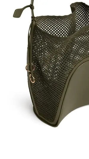 Alaïa Le Hip Large Mesh Bucket Bag