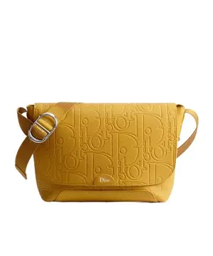 Dior Small Jett Messenger Bag With Flap - Brown