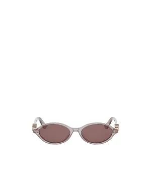 Dior Dior Eyewear Oval Frame Sunglasses Grey