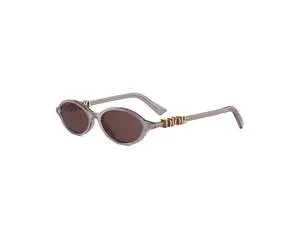 Dior Oval Frame Sunglasses - Grey