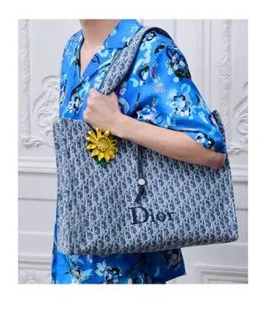 Dior Dioriviera Large Spongy Book Tote