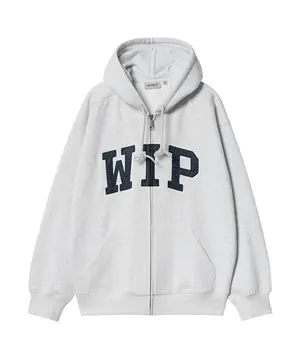 Carhartt Work In Progress Hooded Wip Sweat Jacket - Heather