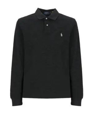 Polo Ralph Lauren Pony Embroidered Long-sleeved Polo Shirt