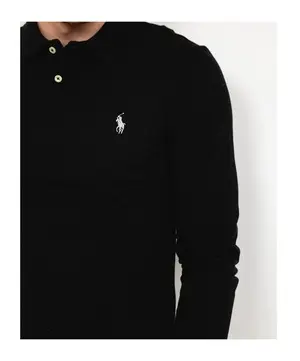 Polo Ralph Lauren Pony Embroidered Long-sleeved Polo Shirt