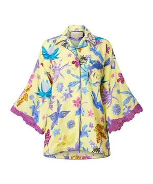 Gucci Collared Printed Shirt