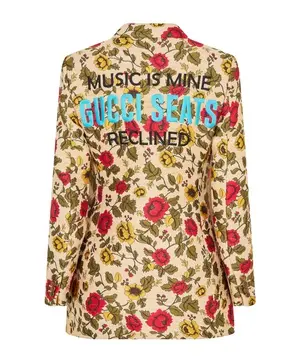 Gucci Floralprinted Blazer