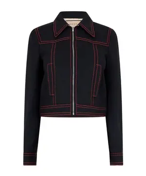 Gucci Casual Denim Jacket - Black