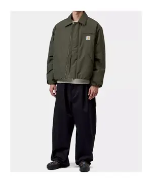 Carhartt Work In Progress Logo-patch Zip-up Jacket