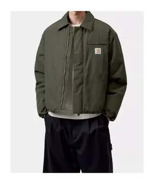 Carhartt Work In Progress Logo-patch Zip-up Jacket