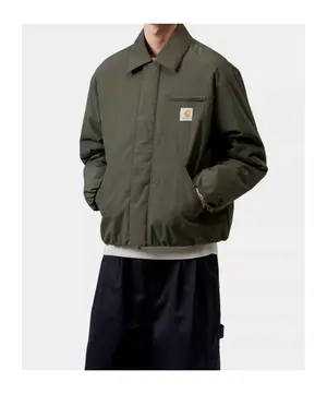 Carhartt Work In Progress Logo-patch Zip-up Jacket